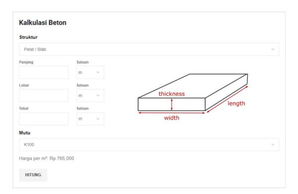 Kalkulator Beton Readymix : Solusi Praktis Menghitung Kebutuhan Beton ...